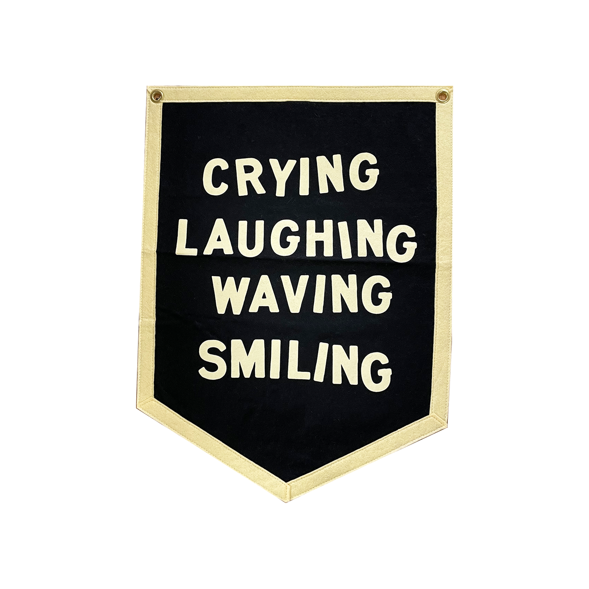 Crying Laughing Camp Flag – Slaughter Beach, Dog